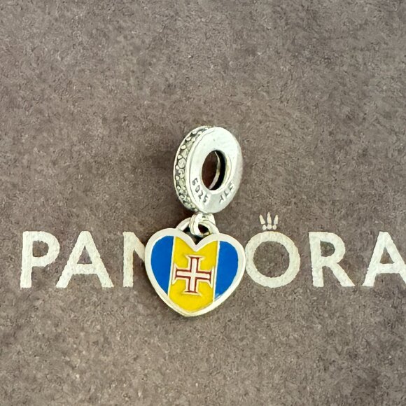 Pandora | Jewelry | Pandora Madeira Islands Flag Exclusive Travel Heart ...